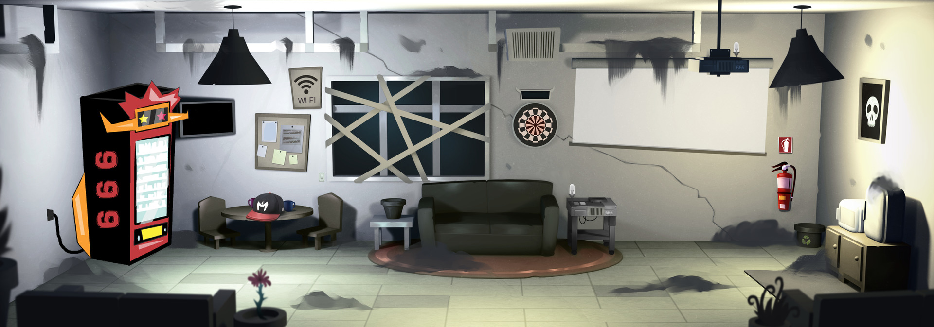 Dirty staff room version